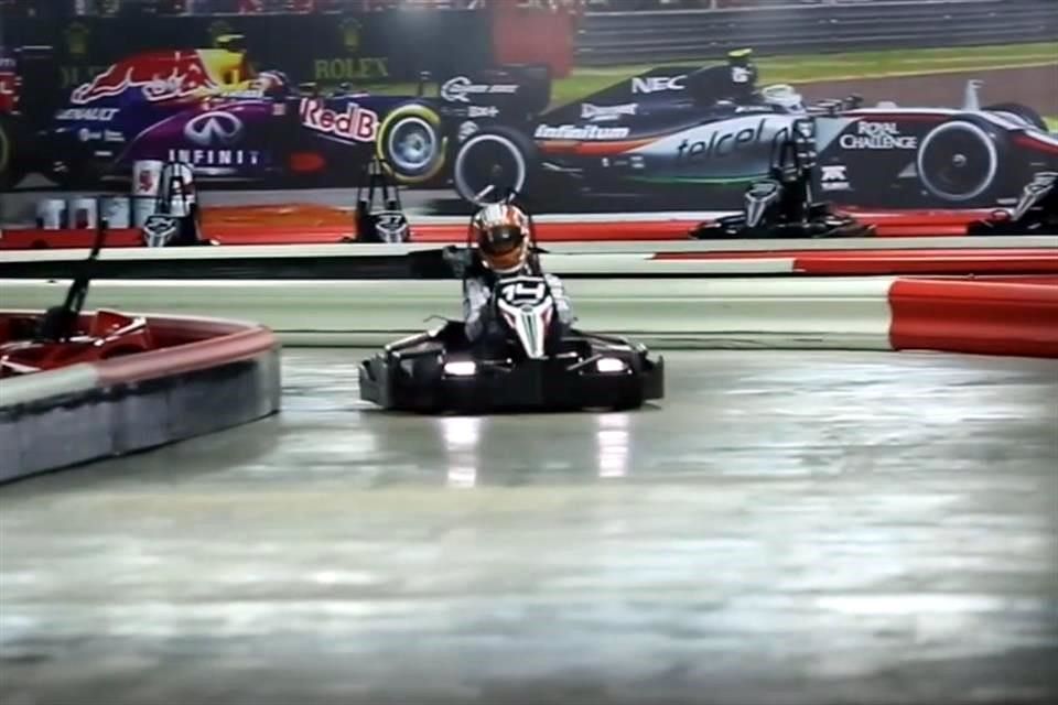 Antes de NASCAR. ¡go karts!