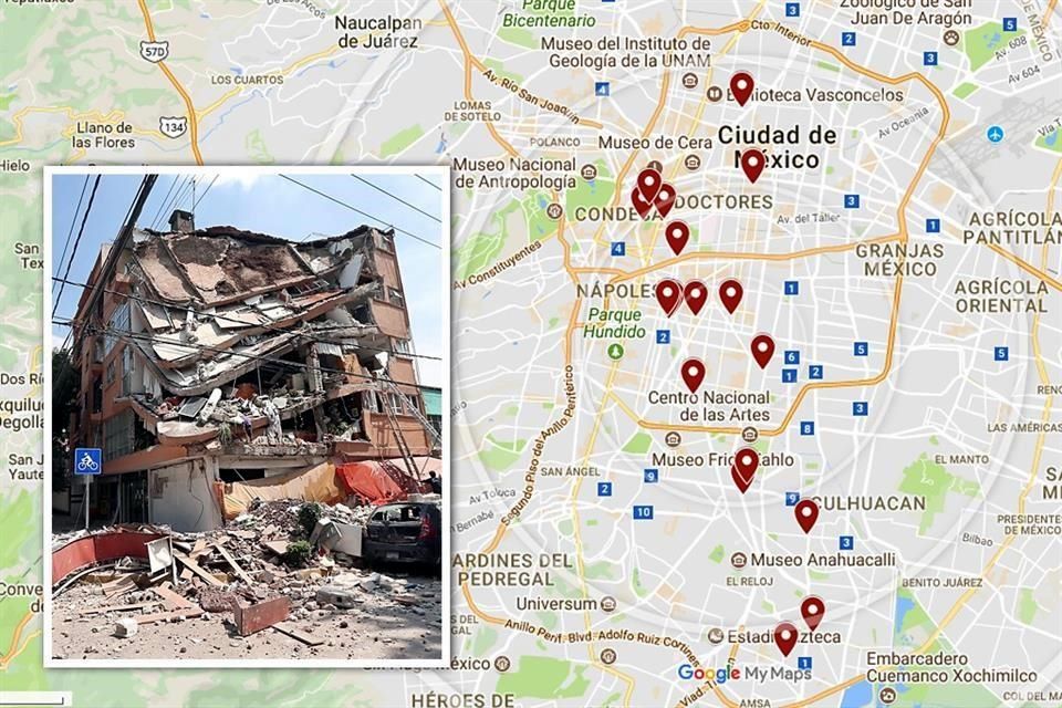 Grupo Reforma --- Los edificios caídos