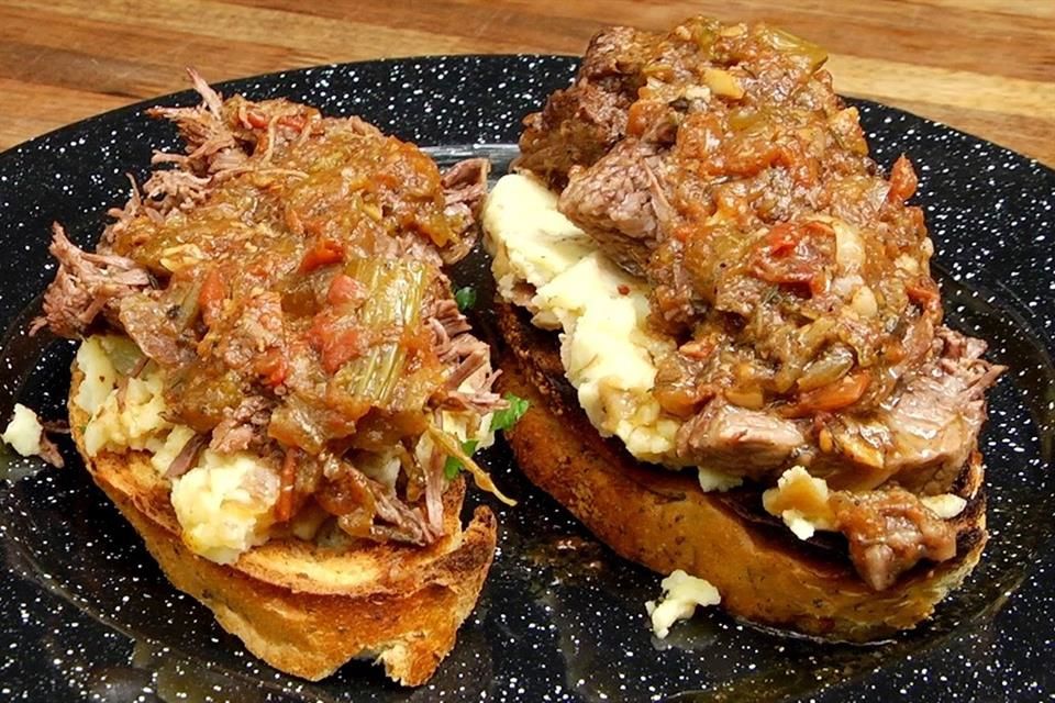 Barbacoa de short rib con cerveza