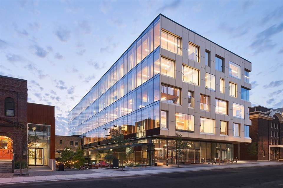 Edificios Rectangulares Isometric Isolated Twelve Floor Rectangular