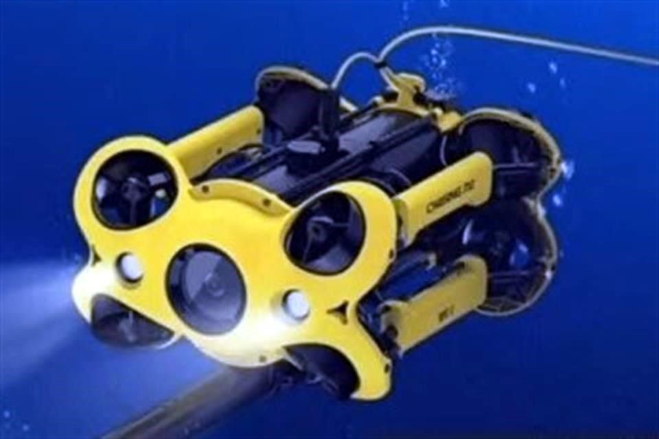 Usan dron submarino en mina y apuran extracción de agua