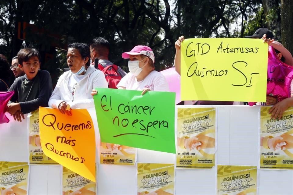 '¡Quimios sí, desabasto no!'