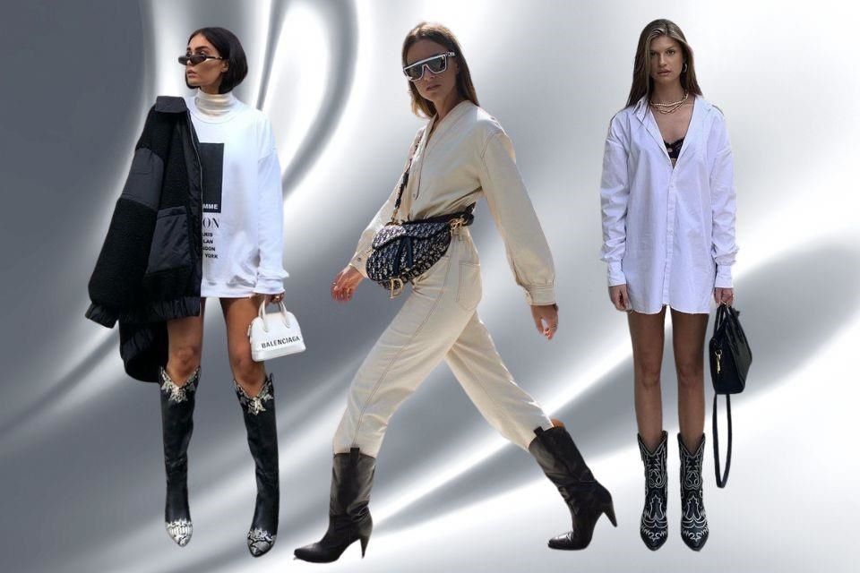 Botas vaqueras, así se llevan esta temporada