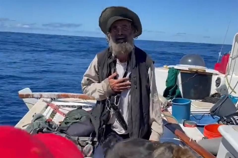 Así fue el rescate del náufrago Tim Shaddock en el Pacífico