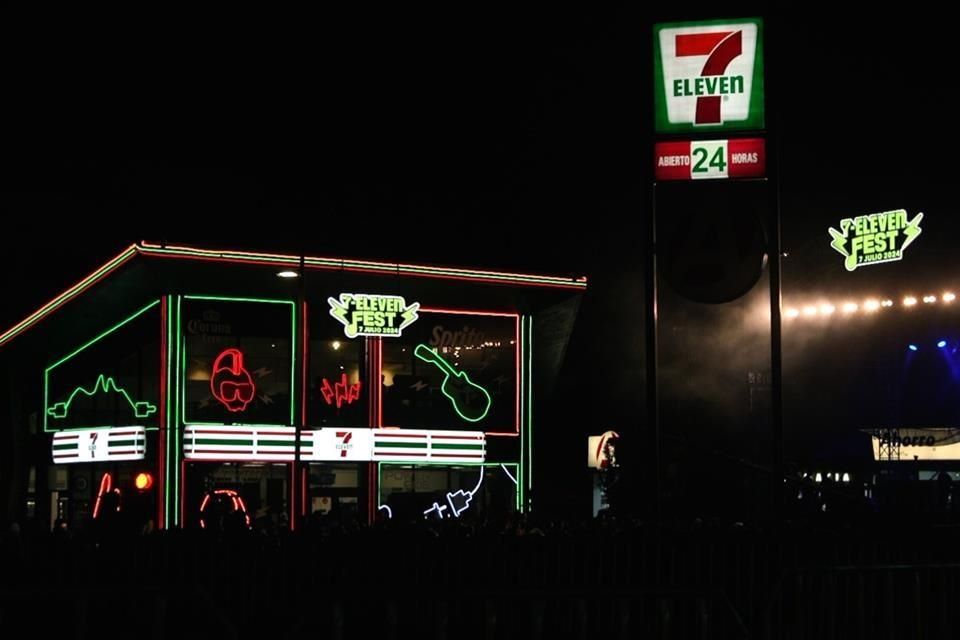 Viven noche de rock en el 7-Eleven Fest 2024