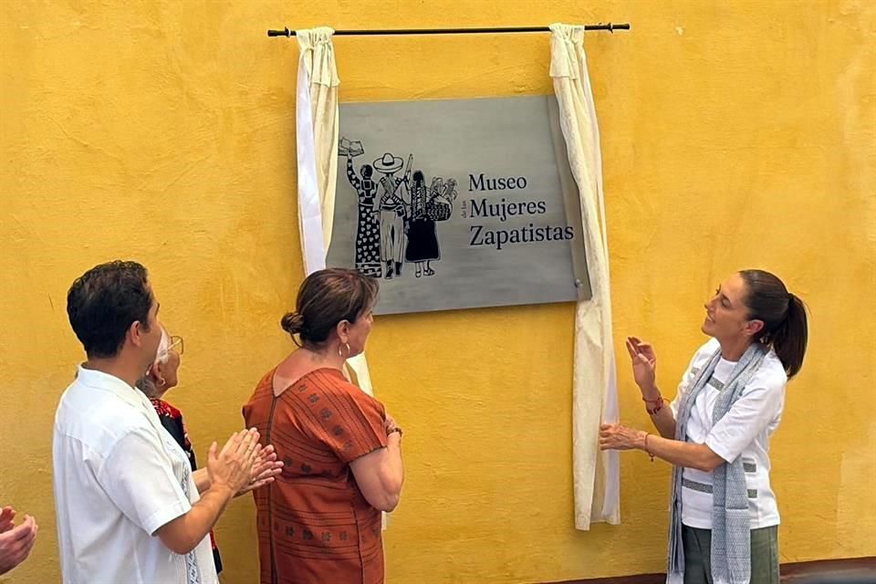 Claudia Sheinbaum Inaugura el Museo de Mujeres Zapatistas en el 107 ...