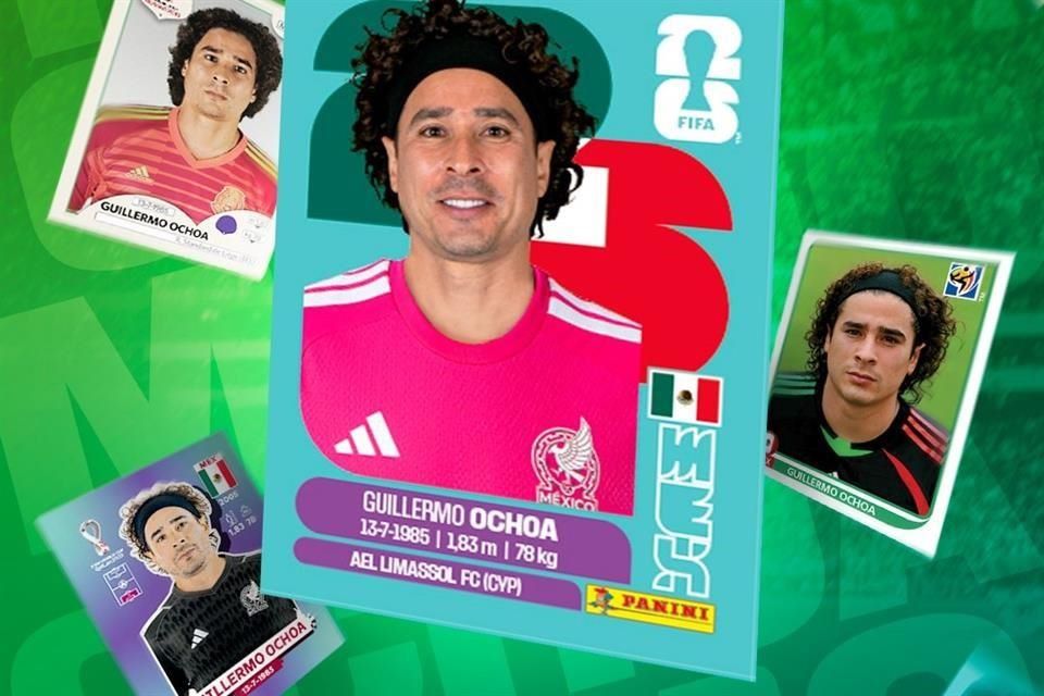 Tienen Ochoa y Mora sus estampas del Mundial