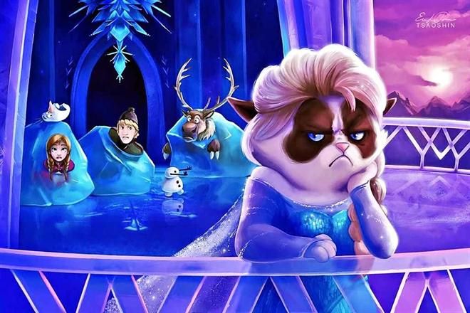 Grumpy Cat Disney Princess